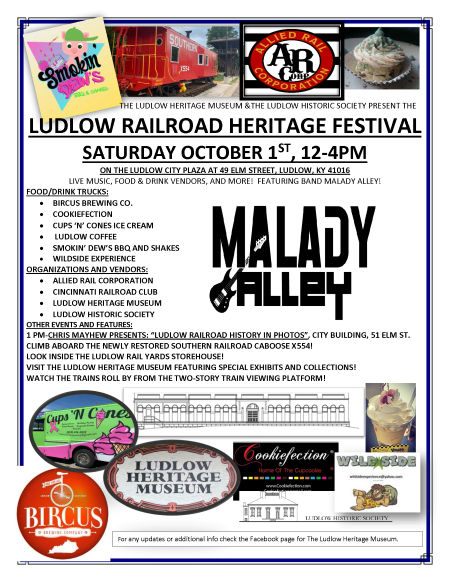 Railroad Heritage Festival > City of Ludlow > Events